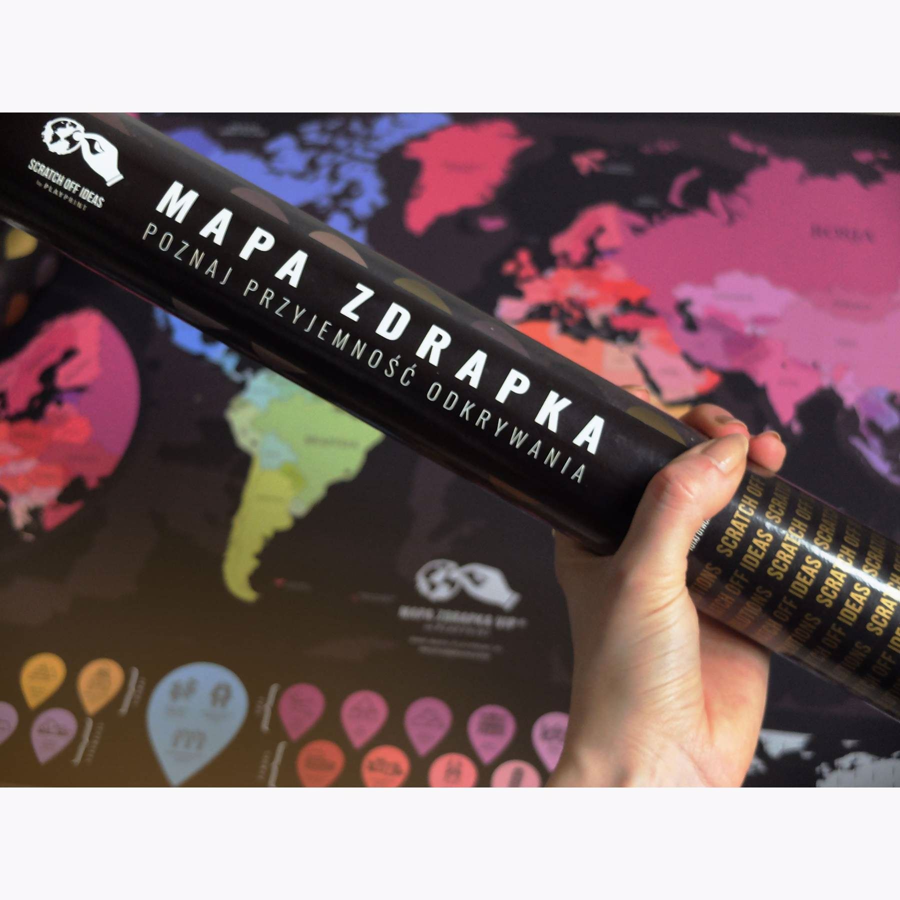 Mapa Zdrapka – VIP – Świat - GodsToys.pl