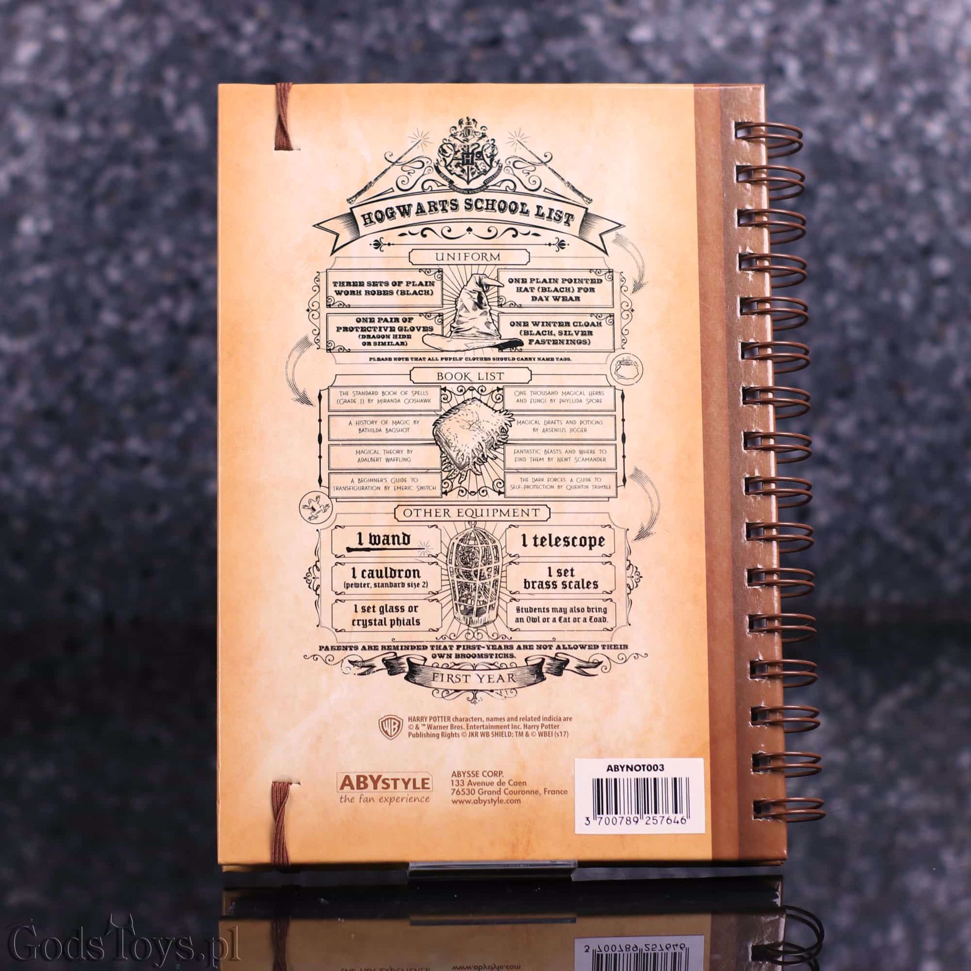 Harry Potter – Notes Hogwartu na Czary i Uroki - GodsToys.pl