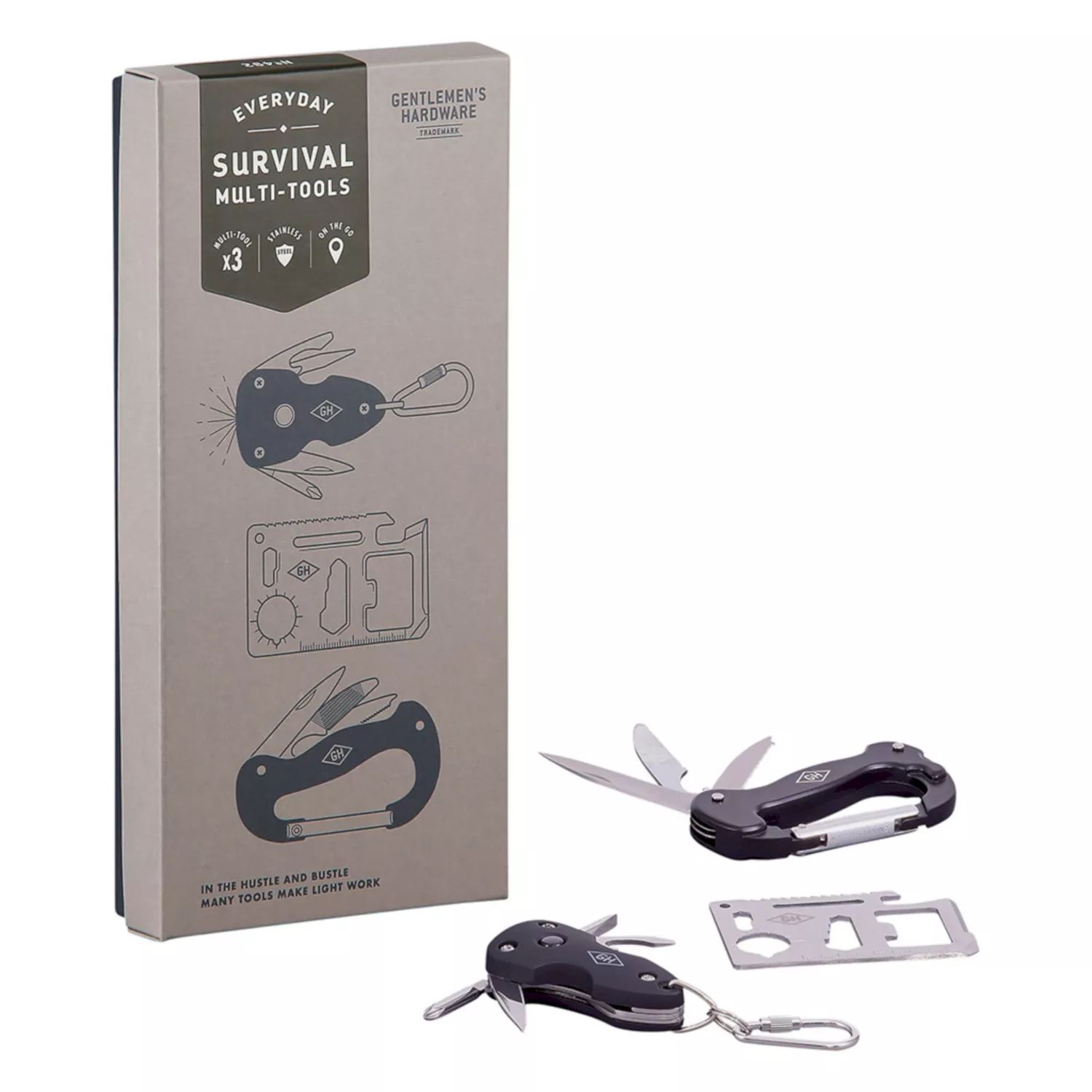 Multitool Survival – Zestaw 3 w 1 - GodsToys.pl